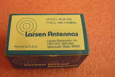 New larsen nla-150 144-174 load coil - in box (nos)