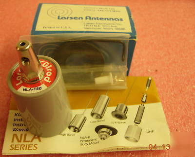 New larsen nla-150 144-174 load coil - in box (nos)