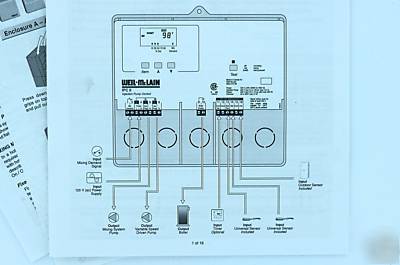 Tekmar injection pump control for weil-mclain