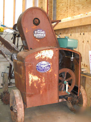 Vintage jaeger gas engine cement mixer 1 lunger hit mis