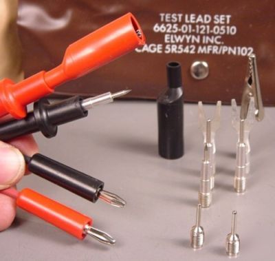New usmade military 16PC meter dvm test lead set w/case